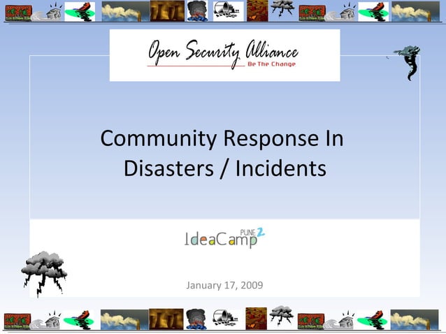 Community Disaster Incident Response | PPT