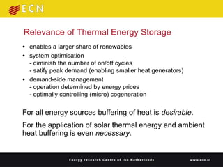 Compact Thermal Energy Storage | PPT