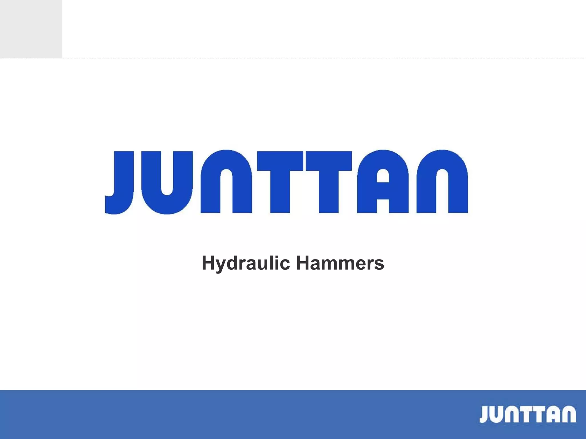 Junttan Hydraulic Hammers | PPT