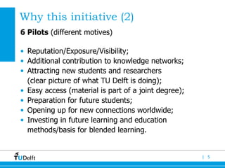 TU Delft OpenCourseWare presentation | PPT