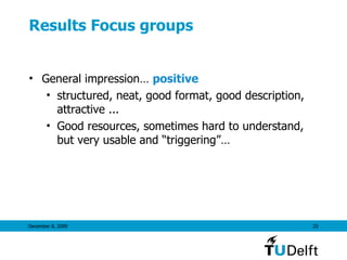 TU Delft OpenCourseWare presentation | PPT