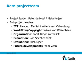 TU Delft OpenCourseWare presentation | PPT