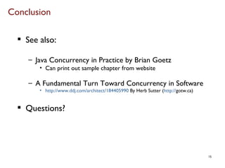 Java Concurrency in Practice | PPT
