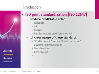 Application of ISO 12647-7 | PDF