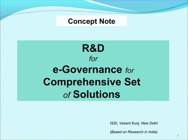 e governance | PPT