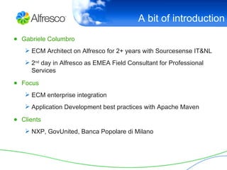 2009-04-21 - Alfresco and Maven NXP case study | PPT