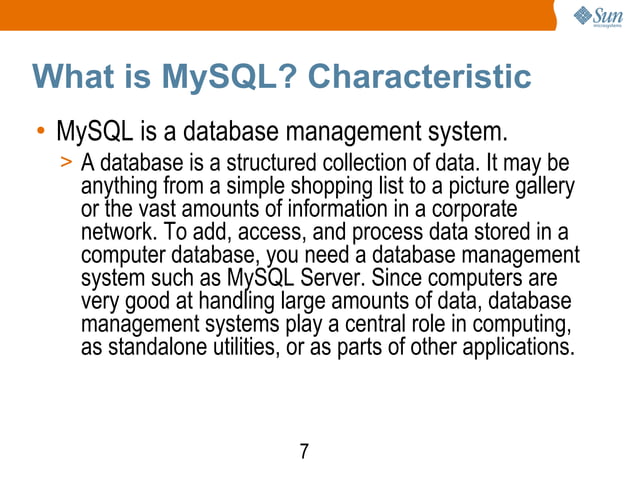 Introduction To Mysql