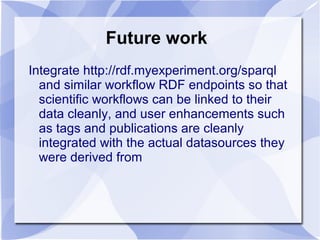 Bio2RDF Distributed Querying model | PPT