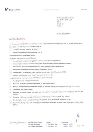 WorkCertificate | PDF