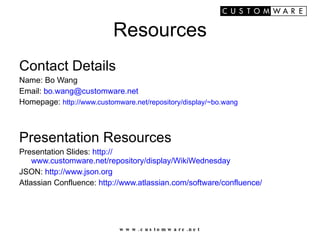 Confluence Wiki as a CMS | PPT | Web Development | Internet