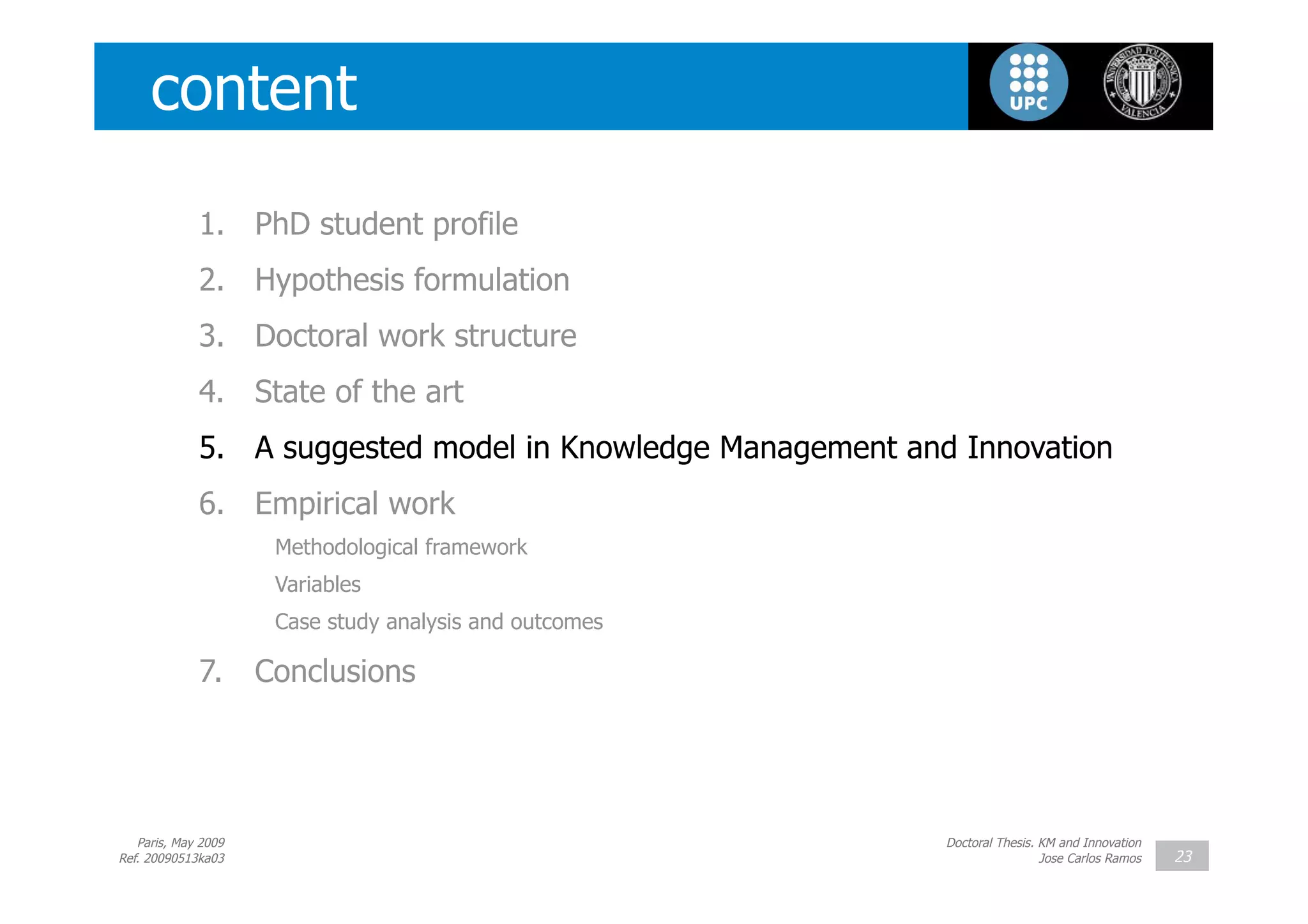 Relationship between Knowledge Management and Innovation Activity in ...