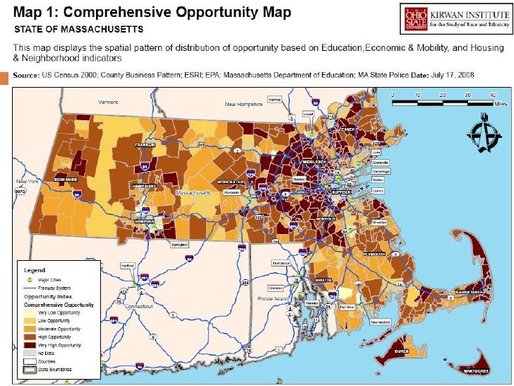 Mapping Communities of Opportunity in Massachusetts