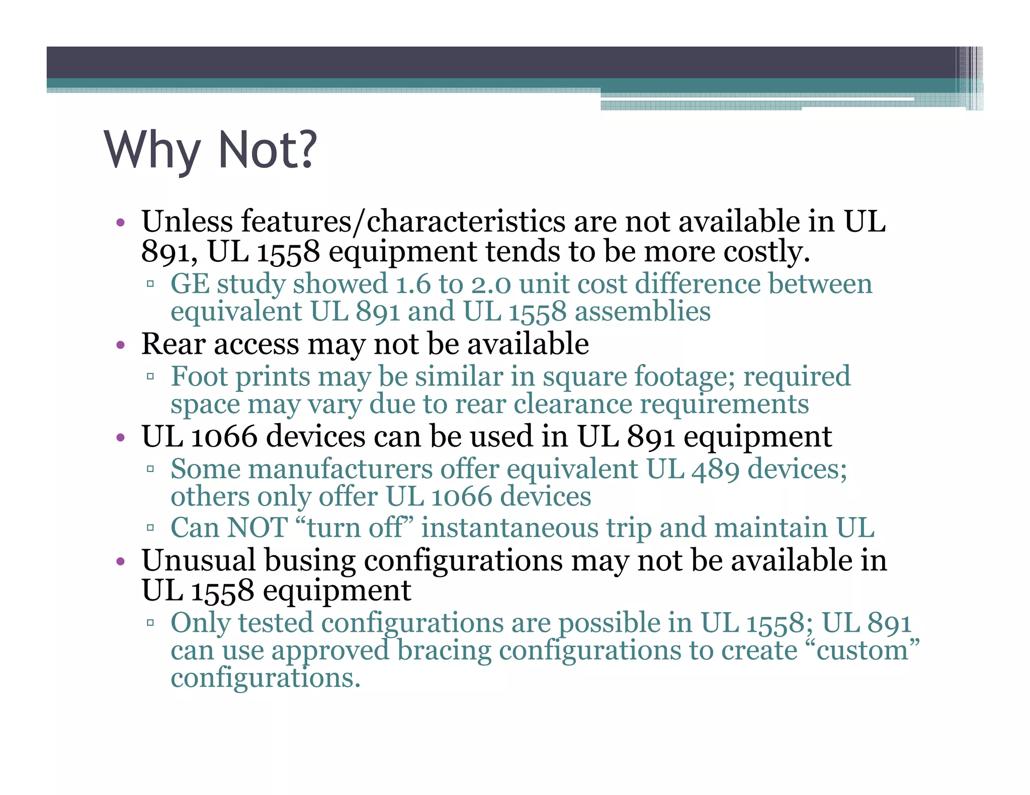 A Comparison of Contemporary Electrical Distribution Equipment Standards | PDF
