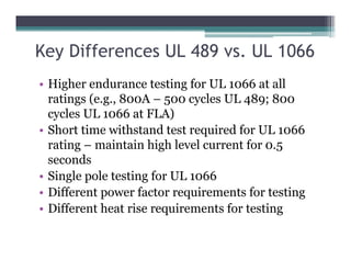 A Comparison of Contemporary Electrical Distribution Equipment Standards | PDF