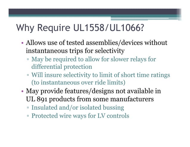 A Comparison of Contemporary Electrical Distribution Equipment ...