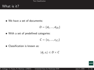 Is Unlabeled Data Suitable for Multiclass SVM-based Web Page Classification? | PDF