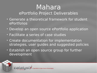 ePortfolios and Mahara | PDF