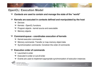 OpenCL - The Open Standard for Heterogeneous Parallel Programming | PDF