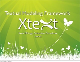 Textual Modeling Framework Xtext | PPT