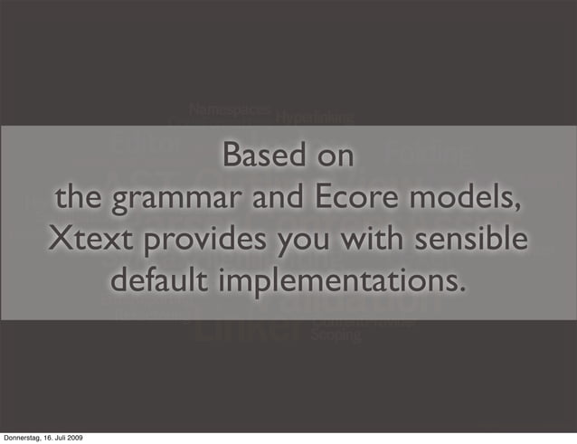 Textual Modeling Framework Xtext | PPT