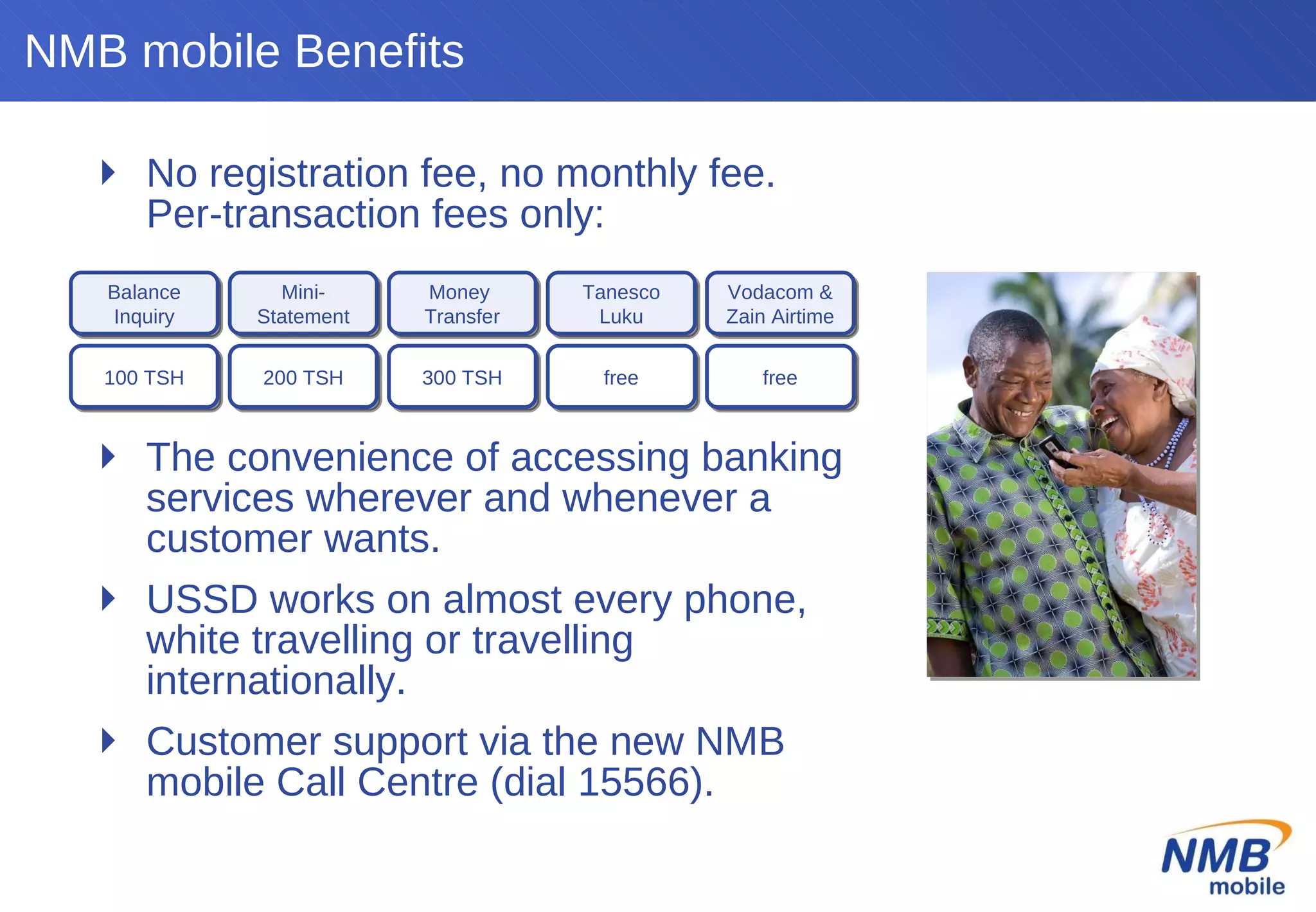 NMB mobile Launch | PPT