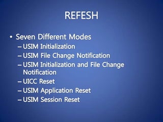 USAT : USIM Application Toolkit | PPTX | Technology & Computing