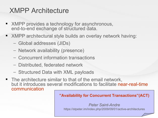 XMPP For Cloud Computing | PPT