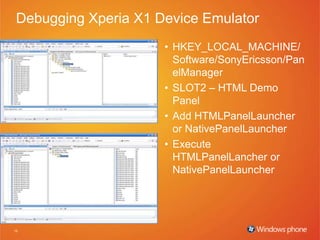 Sony Erricson X1 Panel Development | PPTX | Operating Systems ...