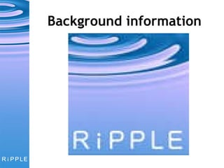 RiPPLE project communication and M&E | PPT