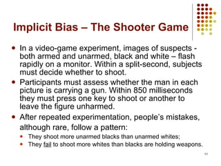 Reading between the Lines: Uncovering Unconscious Bias | PPT