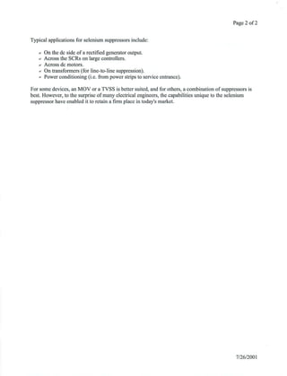 Transistion from TVSS to SPD | PDF