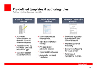 2009 Oracle Open World SIG Contracts Update | PDF