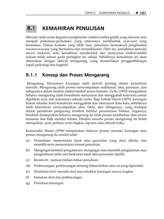kemahiran menulis | PDF