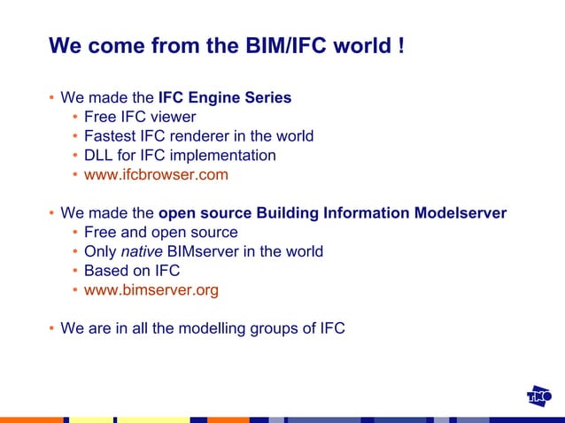 CityGML extension for BIM and IFC | PPT | Civil Engineering Industry | Industries
