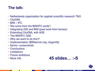 CityGML extension for BIM and IFC | PPT | Civil Engineering Industry ...
