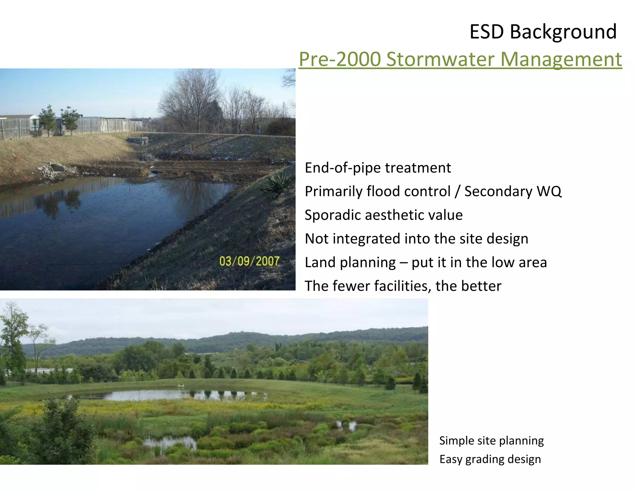 Environmental Site Design (ESD) Presentation | PPT
