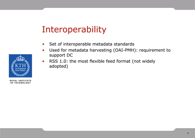 Introduction to Dublin Core Metadata | PDF