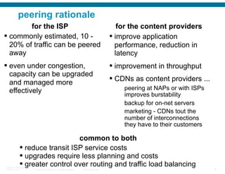Peering in an IP World - Technology Requirements (3-nov, 2009) | PPT ...