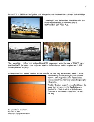 2009 Key System History Presentation at Transbay Taskforce | PDF