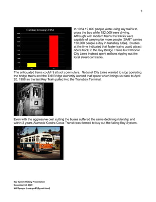 2009 Key System History Presentation at Transbay Taskforce | PDF