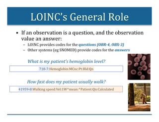2009 12 07 - LOINC Introduction and Overview | PDF