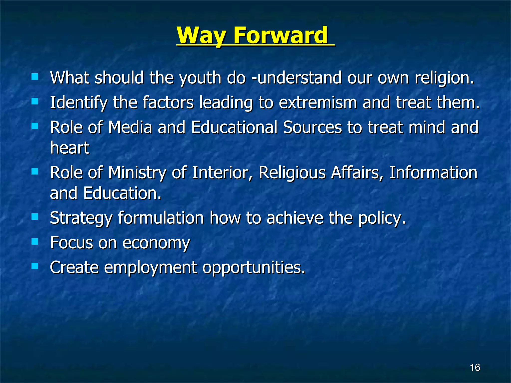 EXTREMISM A GENERAL CONCEPT | PPT