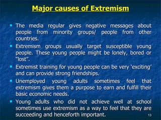 EXTREMISM A GENERAL CONCEPT | PPT