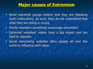 EXTREMISM A GENERAL CONCEPT | PPT