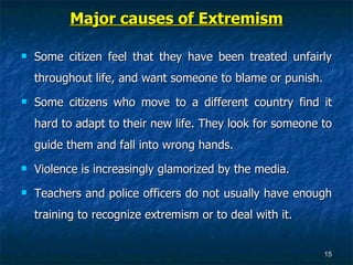 EXTREMISM A GENERAL CONCEPT | PPT