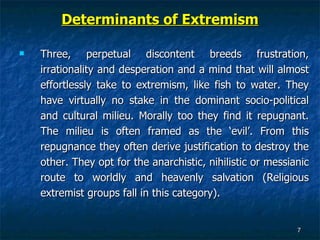 EXTREMISM A GENERAL CONCEPT | PPT