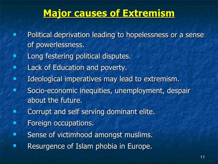 EXTREMISM A GENERAL CONCEPT