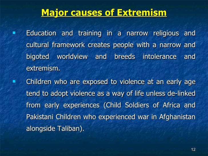 EXTREMISM A GENERAL CONCEPT