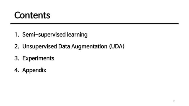 Unsupervised Data Augmentation For Consistency Training Ppt