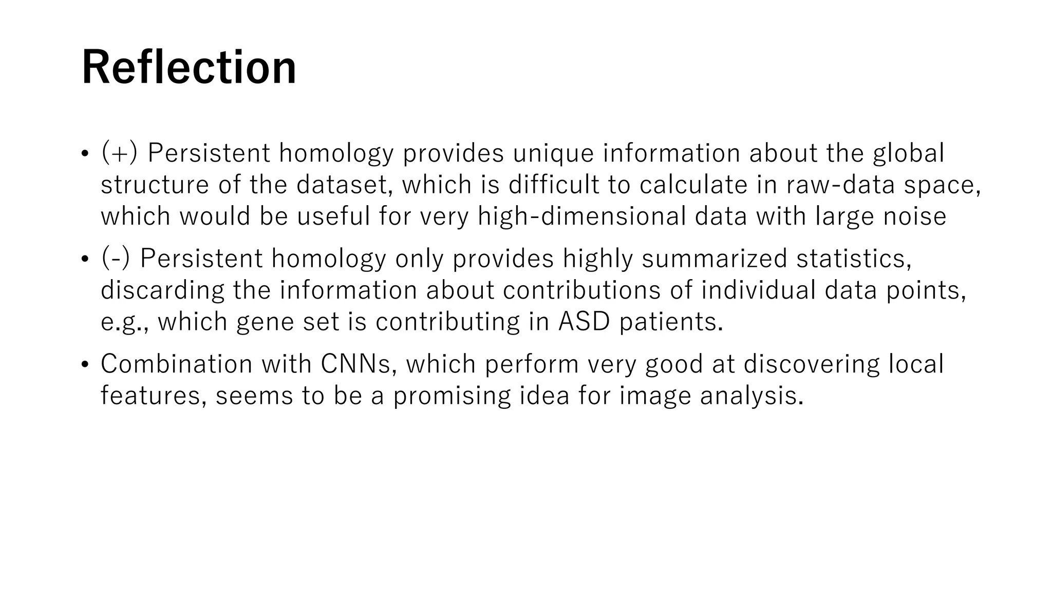Paper memo: persistent homology on biological problems | PPTX